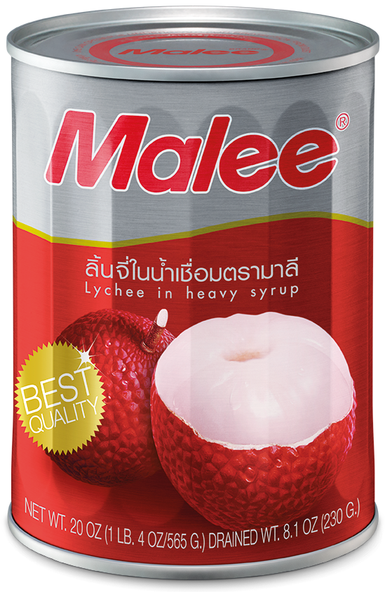 ลิ้นจี่ในน้ำเชื่อม | Malee Canned Fruit